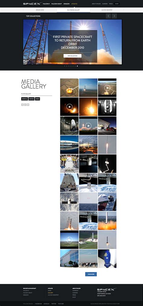 Spacex On Behance
