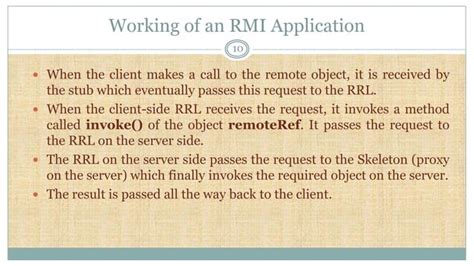 Java Rmiremote Method Invocation Pptx Programming Languages Computing