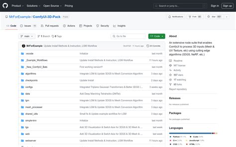 Comfyui3d Pack Comfyui节点插件 支持3d处理