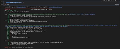 Bug `openbbstockscandle` Does Not Work Without Data · Issue 4239