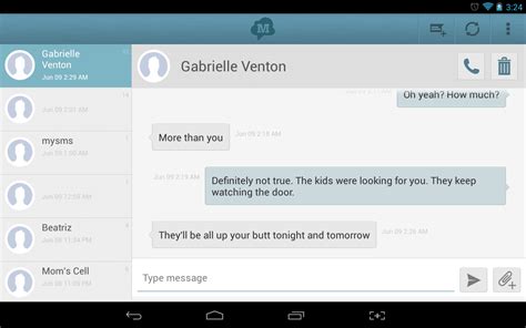 Android Read And Reply To Texts Remotely With Your Tablet Connected