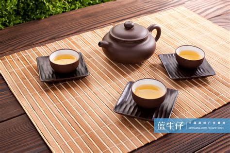 茶具特写 蓝牛仔影像 中国原创广告影像素材