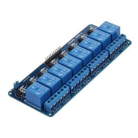 8 Channel 5V Relay Shield Module Board Optocoupler Module