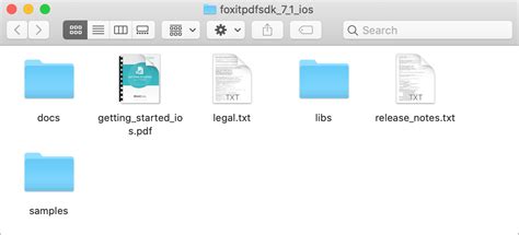 Developer Guide For Foxit Pdf Sdk For Ios 71 Foxit Developers