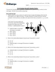 Practice Bernoulli S Equation Fluid Dynamics Questions Course Hero