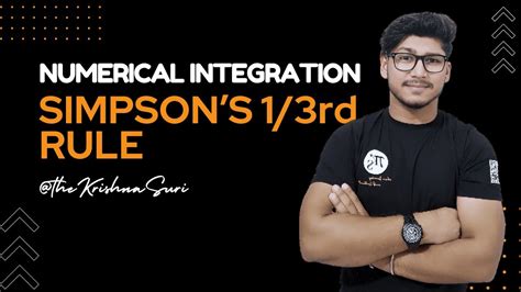 simpson s 1 3 rule numerical integration numerical method tks