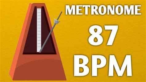 87 Bpm 87 Bpm Click Bpm Clicker Metronome 87 Bpm Metronome 87
