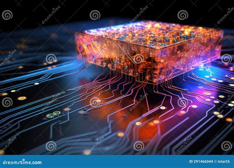 Deep Learning Concept Background Ai Generated Stock Illustration