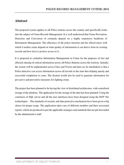 Police Management System Pdf C Programming Language C Sharp