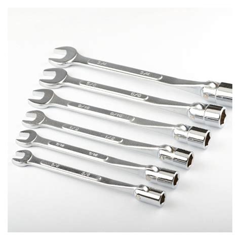 50330 Socket Wrench Flex Head Sae 6 Piece Set Clear 50330 Socket Wrench Flex Head Sae 6 Piece Set Clear