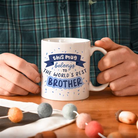 Worlds Best Brother Mug Brother T T For Him Etsy