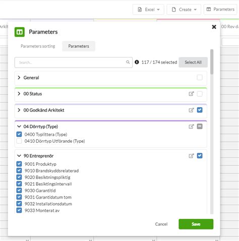 Selecting And Ordering Columns Parameters Interaxo Help Center