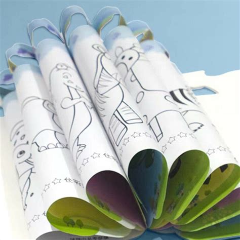 어린이 그림 그래피티 공책 칠라렌 그림 교육용 책 장난감 2 6 세 어린이 색칠하기 책 4 권 64 페이지 학습 및 교육