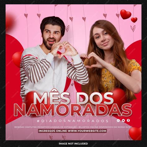 발렌타인 데이 소셜 미디어 게시물 템플릿 무료 Psd 파일