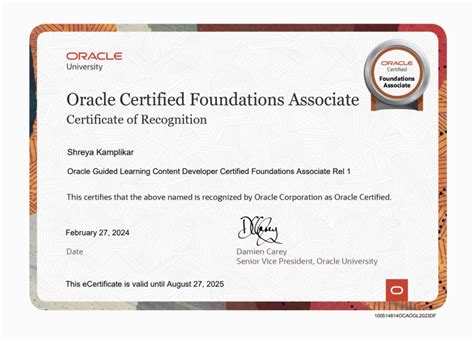 🌟 Excited To Announce That I Am Now Oracle Guided Learning Content Developer Certified