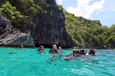Paradise Beach Dive Site Our Natural Swimming Pool In El Nido
