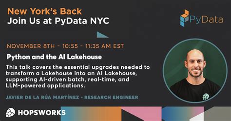 Hopsworks On Linkedin Python And The Ai Lakehouse Pydata Nyc 2024