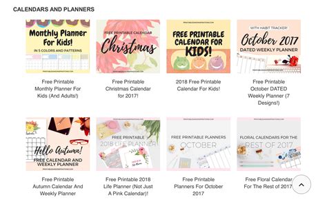 How I Organized My Wordpress Blog Using A Post Grid Layout Printables