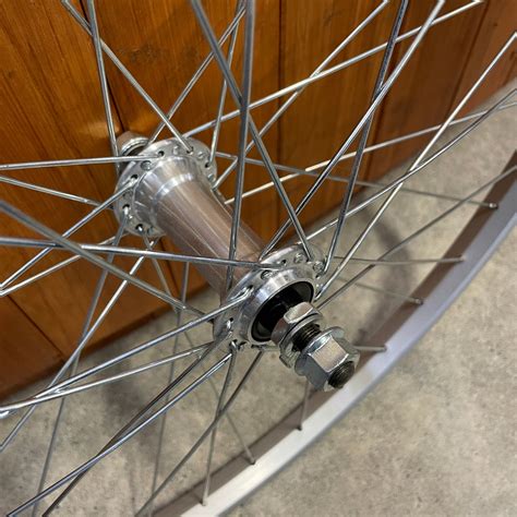 24 X 1 75 Alloy Nutted Front Wheel The Hub Cycle Centre