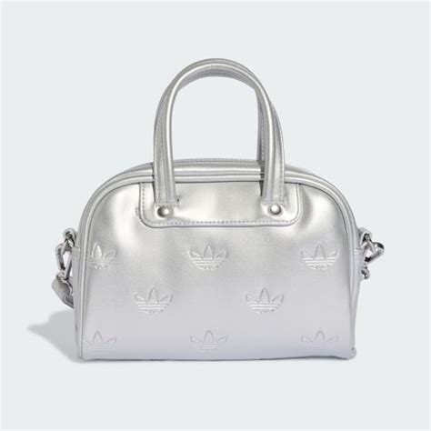 Adidas Adicolor Mini Bowling Bag Silver Adidas Uk