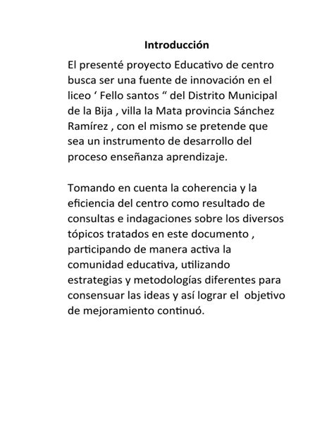 Proyecto Educativo De Centro Pdf Justicia Crimen Y Violencia