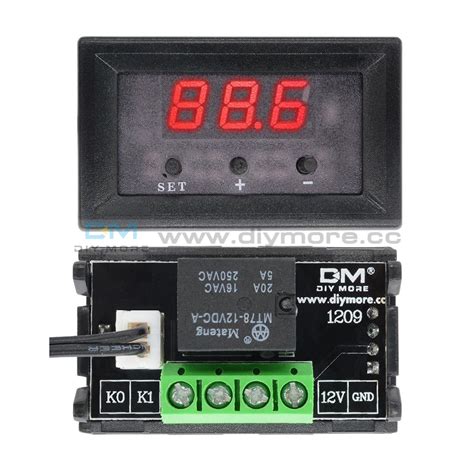 W1209 50 110°c 12v Thermostat Digital Temperature Controller Switch S Diymore