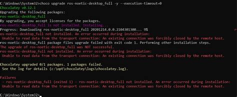 issue installing ros noetic on windows 10 more context in comments just in case r ros