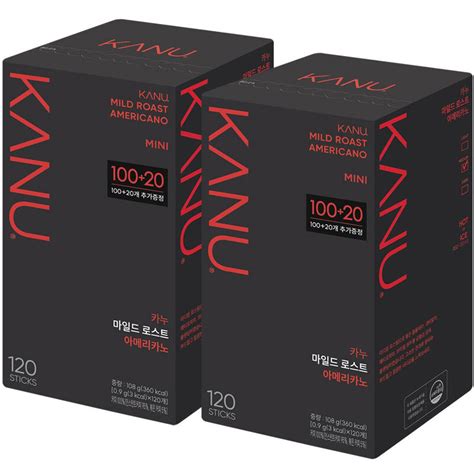 [4패들포인트]맥심 카누 마일드미니 120t X 2개 믿고 사는 즐거움 Ssg Com