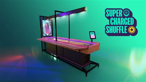 Supercharged Shuffle High Tech Interactive Electric Shuffleboard