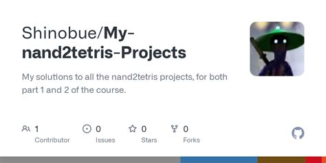 GitHub Shinobue My Nand Tetris Projects My Solutions To All The Nand Tetris Projects For
