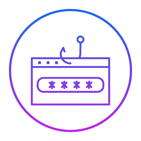 Premium Vector Password Phishing Vector Illustration