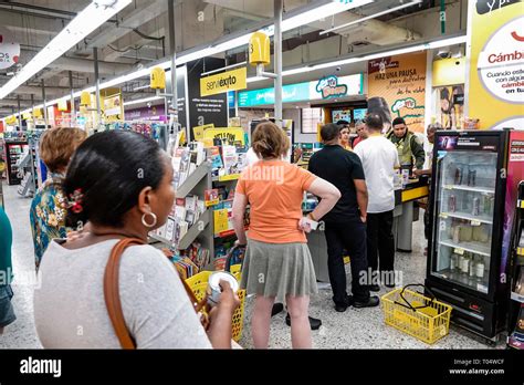 Checkout Line Queue Cashier Waiting Customers Hi Res Stock Photography