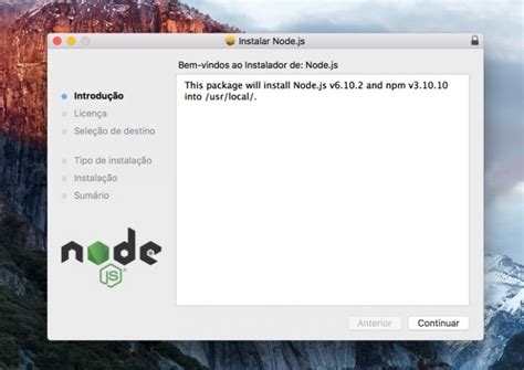 Nodejs Aprenda A Instalar No Macos