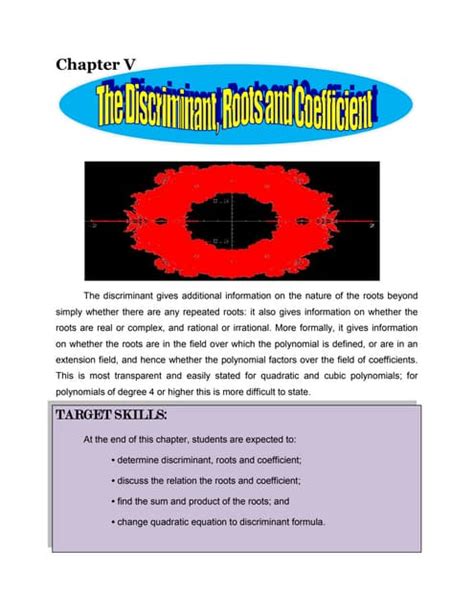 The Relation Between The Roots Of A Quadratic Equation Ppt Physics Science