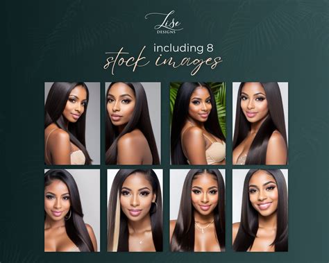 Wix Website Template Tropical Template Website Template Hair Websit In 2024