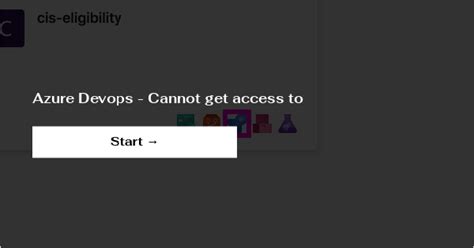 azure devops cannot get access to