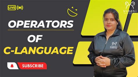 operators of c language in hindi c language tutorial for beginners clanguage youtube