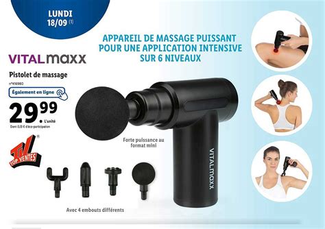 Promo Vitalmaxx Pistolet De Massage Chez Lidl Icataloguefr