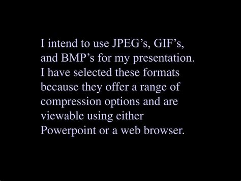 Ppt Assignment 3 Graphic File Formats Powerpoint Presentation Free