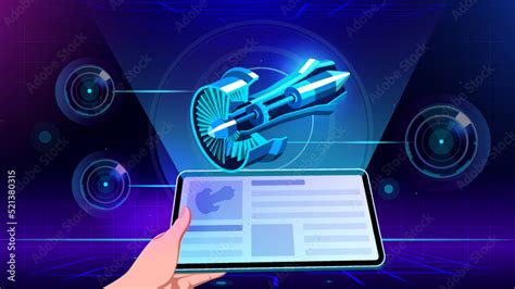 Visualizing And Experiencing 3d Model Of A Jet Engine In Augmented