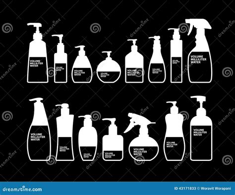 Cosmetics Bottle Packaging Vector Stock Vector Illustration Of Body Beauty 43171833