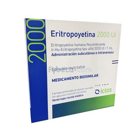 Eritropoyetina 2000 Ui C5 Suelta Suelta Fybeca