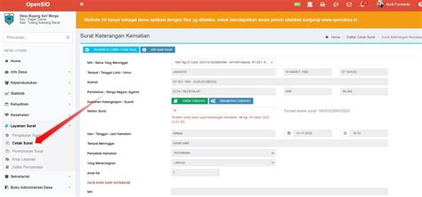 Bugerror Surat Keterangan Kematian · Issue 6468 · Opensidopensid · Github