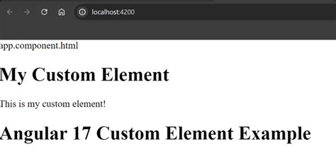 Custom Element In Angular GeeksforGeeks