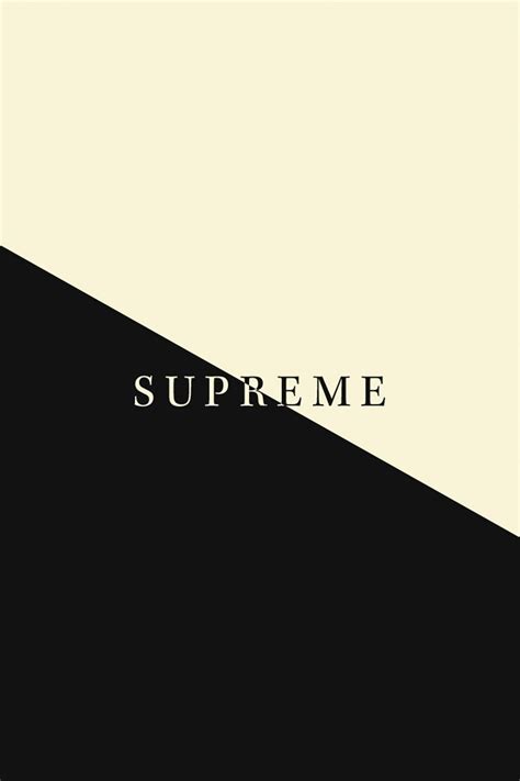 Black Supreme Wallpaper 4k