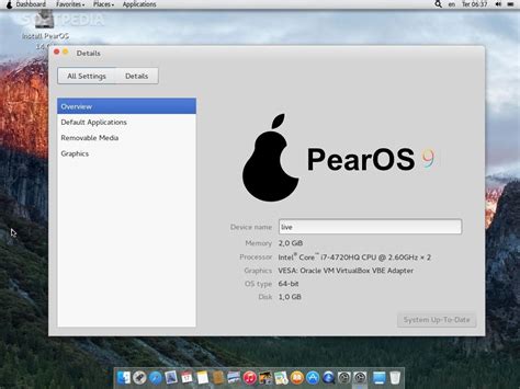 Pear Os Linux Clone Gets A Brand New Look More Similar To The Mac Os X One Screenshot Tour