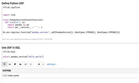 Zeppelin Notebook An Important Tool For PyFlink Development