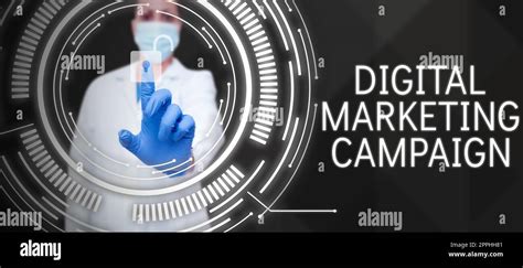 Text Caption Presenting Digital Marketing Campaign Concept Meaning Social Media Promotion