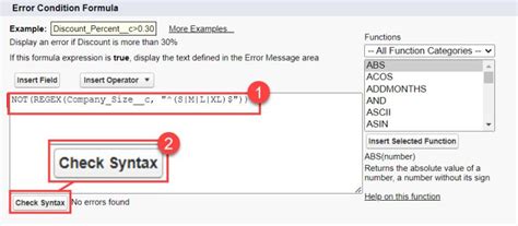 Salesforce Regex Function
