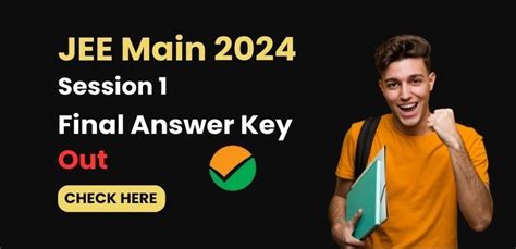 JEE Main Final Answer Key Released At Jeemain Nta Nic In Download Link Here